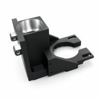 China Custom CNC Milled Black Anodized Aluminum Equipment Mounting Bracket for Automation Machinery | ChenRong for sale