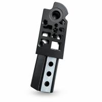 China Black Anodized 5-Axis CNC Milling Aluminum Alloy U Shape Bracket Custom Precision Machining Components for sale