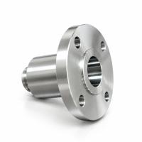 China High Pressure Resistant | Thread & Flange Integrated | Mirror Polished | CNC Turning Parts Stainless Steel Flange Connector for Pipeline Systems for sale