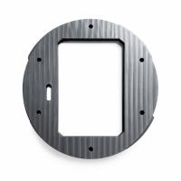 China Black Anodized 5-Axis CNC Milling Aluminum Alloy Frame Custom Precision Machining Structural Components for sale