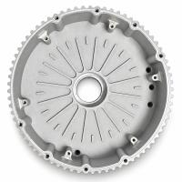 China Sandblasted 5-Axis CNC Milling Aluminum Alloy Heat Dissipation Pulley Custom Precision Machining Structural Components for sale