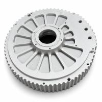 China Sandblasted 5-Axis CNC Milling Aluminum Alloy Heat Dissipation Pulley Custom Precision Machining Structural Components for sale