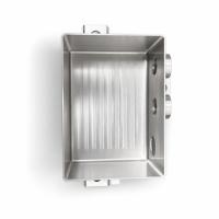 China Brushed Finish 5-Axis CNC Milling Stainless Steel Enclosure Box Custom Precision Machining Electrical Housing Components for sale