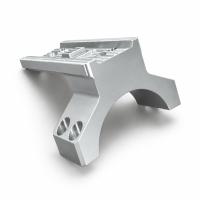 China Custom CNC Machined Aluminum Curved Arc Support Mounting Bracket for sale