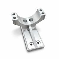 China Custom CNC Machined Aluminum Curved Arc Support Mounting Bracket for sale