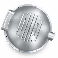 China Sandblasted 5-Axis CNC Milling Aluminum Alloy Hemisphere Heat Sink Housing Custom Precision Machining Light Housing Components for sale
