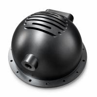 China Sandblasted 5-Axis CNC Milling Aluminum Alloy Hemisphere Heat Sink Housing Custom Precision Machining Light Housing Components for sale