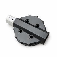 China Custom 5-Axis CNC Machined Aluminum Rotary Connection Base for sale