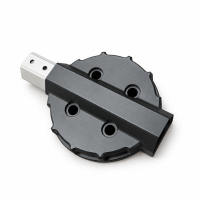 China Custom 5-Axis CNC Machined Aluminum Rotary Connection Base for sale