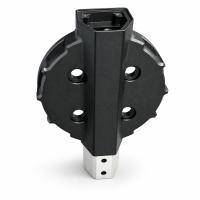 China Custom 5-Axis CNC Machined Aluminum Rotary Connection Base for sale