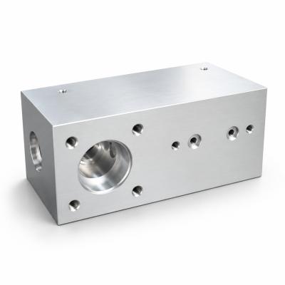 China Custom CNC Machined Aluminum Hydraulic Manifold Block for sale