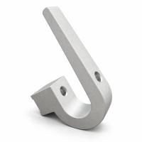 China Custom 5-Axis CNC Machined Aluminum Curved Hook Bracket for sale