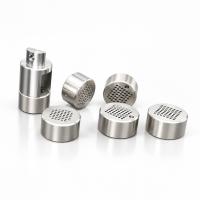 China Custom Precision CNC Machining Stainless Steel Round Perforated Block Multi Orifice Industrial Mechanical Filter Cylinder Parts for sale