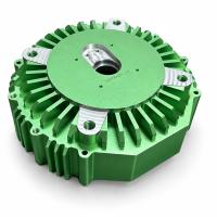 China Custom CNC Machined Aluminum Motor Housing With Radial Cooling Fins for sale