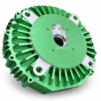 China Custom CNC Machined Aluminum Motor Housing With Radial Cooling Fins for sale