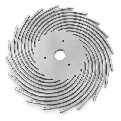 China Custom 5-Axis CNC Machined Aluminum Spiral Scroll Plate for sale