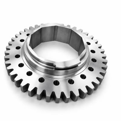 China Custom CNC Machined Stainless Steel Large Transmission Gear Disc for sale