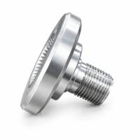 China Custom CNC Machined Stainless Steel Threaded Flange Shaft for sale
