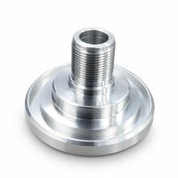 China Custom CNC Machined Stainless Steel Threaded Flange Shaft for sale
