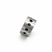 China Custom CNC Turned Stainless Steel Multi-Hole Spacer Sleeve, Precision Circular Connecting Collar | Chenrong Precision for sale
