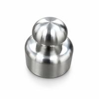 China Custom CNC Turned Aluminum Cavity Housing Cap, Precision Machined Circular End Cap with Laser Marking | Chenrong Precision for sale