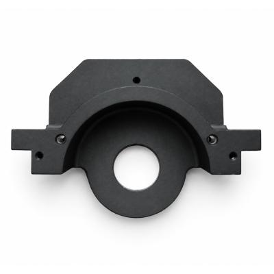 China Custom CNC Milled Black Anodized Aluminum Mounting Plate, Precision Custom Fixture Base Plate | Chenrong Precision for sale