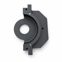 China Custom CNC Milled Black Anodized Aluminum Mounting Plate, Precision Custom Fixture Base Plate | Chenrong Precision for sale