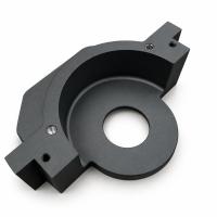 China Custom CNC Milled Black Anodized Aluminum Mounting Plate, Precision Custom Fixture Base Plate | Chenrong Precision for sale