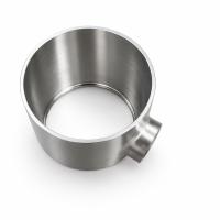 China Custom CNC Turn-Mill Stainless Steel Deep Cavity Chamber Sleeve with Side Outlet Port for sale