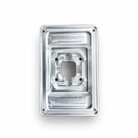 China Custom CNC Machined Aluminum Equipment Housing with Integrated Heat Sink Fins for sale
