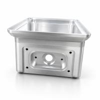 China Custom CNC Machined Aluminum Equipment Housing with Integrated Heat Sink Fins for sale