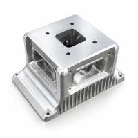 China Custom CNC Machined Aluminum Equipment Housing with Integrated Heat Sink Fins for sale