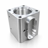 China Custom CNC Milled Aluminum Block Precision Machined Aluminum Cavity with Multi Holes for sale