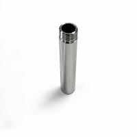 China Custom CNC Turned Stainless Steel Hollow Cylinder Sleeve with External Thread & Mirror Polished Surface for sale