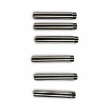 China Custom CNC Turned Stainless Steel Hollow Cylinder Sleeve with External Thread & Mirror Polished Surface for sale