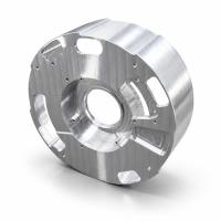 China Custom CNC Machined Aluminum Flange Plate Precision Milled Round Aluminum Rotary Base Component for sale