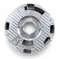 China Custom CNC Machined Aluminum Flange Plate Precision Milled Round Aluminum Rotary Base Component for sale