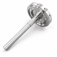 China Custom CNC Machined Stainless Steel Flange Shaft Precision Turned Integrated Flange Spindle for sale