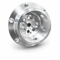 China Custom CNC Machined Aluminum Alloy Multi-stage Flange Hub Precision Turned Mounting Hub Component for sale
