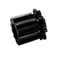 China Black Anodized Custom CNC Machined Aluminum Multi Gear Sleeve for sale