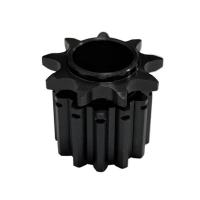 China Black Anodized Custom CNC Machined Aluminum Multi Gear Sleeve for sale