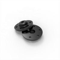 China Black Anodized Custom CNC Machined Aluminum Mounting Flange Base Plate for sale