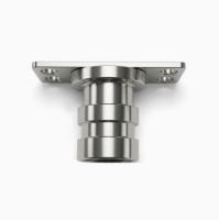 China Precision CNC Turn‑Milled Stainless Steel RF Coaxial Flange Connector For Radio Frequency Test Equipment for sale