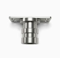 China Precision CNC Turn‑Milled Stainless Steel RF Coaxial Flange Connector For Radio Frequency Test Equipment for sale