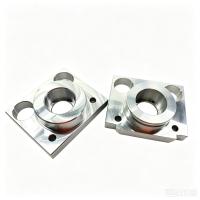 China Precision CNC Milling Aluminum Flange Bracket with Custom Hole Pattern for sale