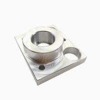 China Precision CNC Milling Aluminum Flange Bracket with Custom Hole Pattern for sale