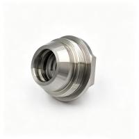 China Precision CNC Turned Stainless Steel Hex Threaded Fitting Custom Stainless Steel Pipe Connector with Internal & External Thread for sale