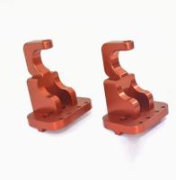 China Custom CNC Milling 6061 Aluminum Alloy Bracket with Red Anodizing for sale