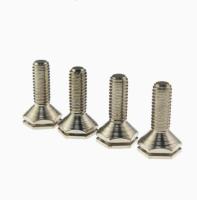 China Custom CNC Turning Aluminum Screw Precision Hardware Fastener Swiss Lathe Machined Non-Standard Screw Parts for sale