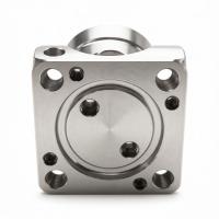 China precision CNC Machined Flange Mount Housing, Multi-Hole Stainless Steel Bracket for Robotics & Automation for sale